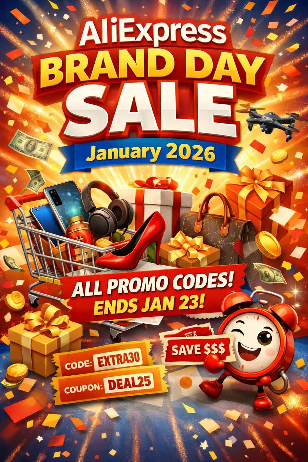 AliExpress Brand Day Promo Codes January 2026 Sale Ends Jan 23